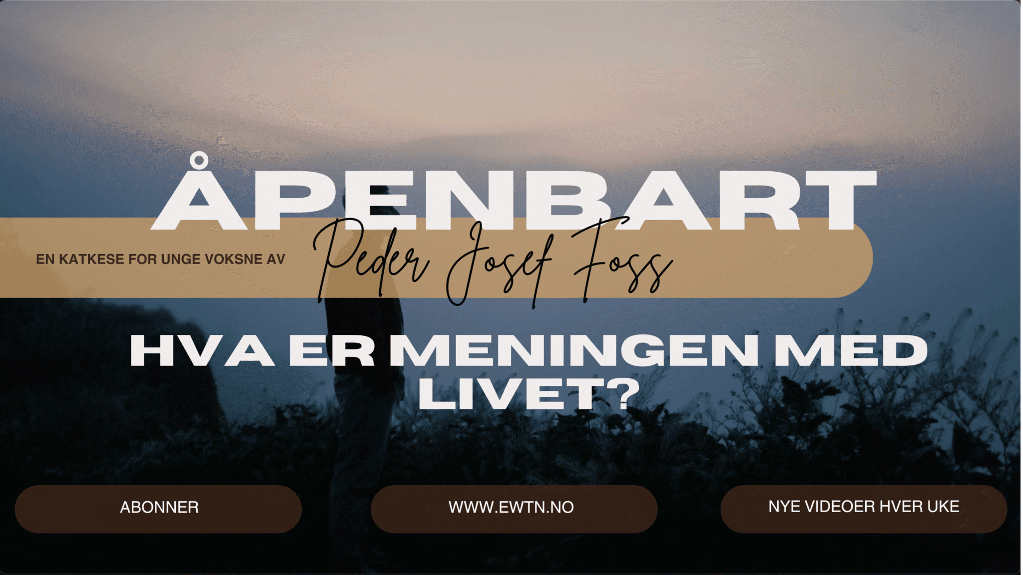 Hva er meningen med livet ifølge kristen tro? — EWTN Norge